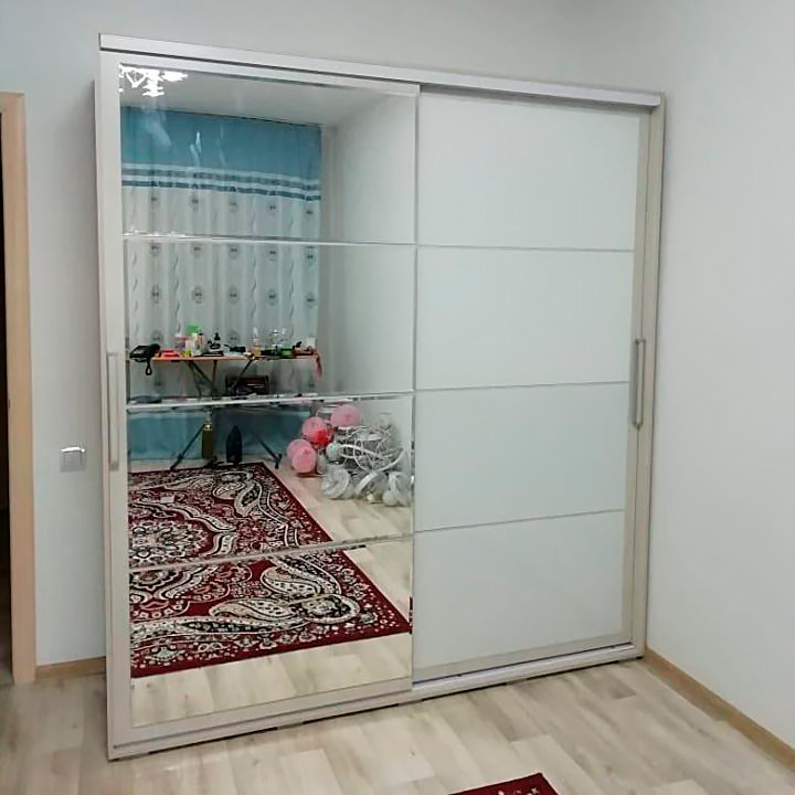 Крафт-6 Шкаф-купе 1,96м Ясень Белый
