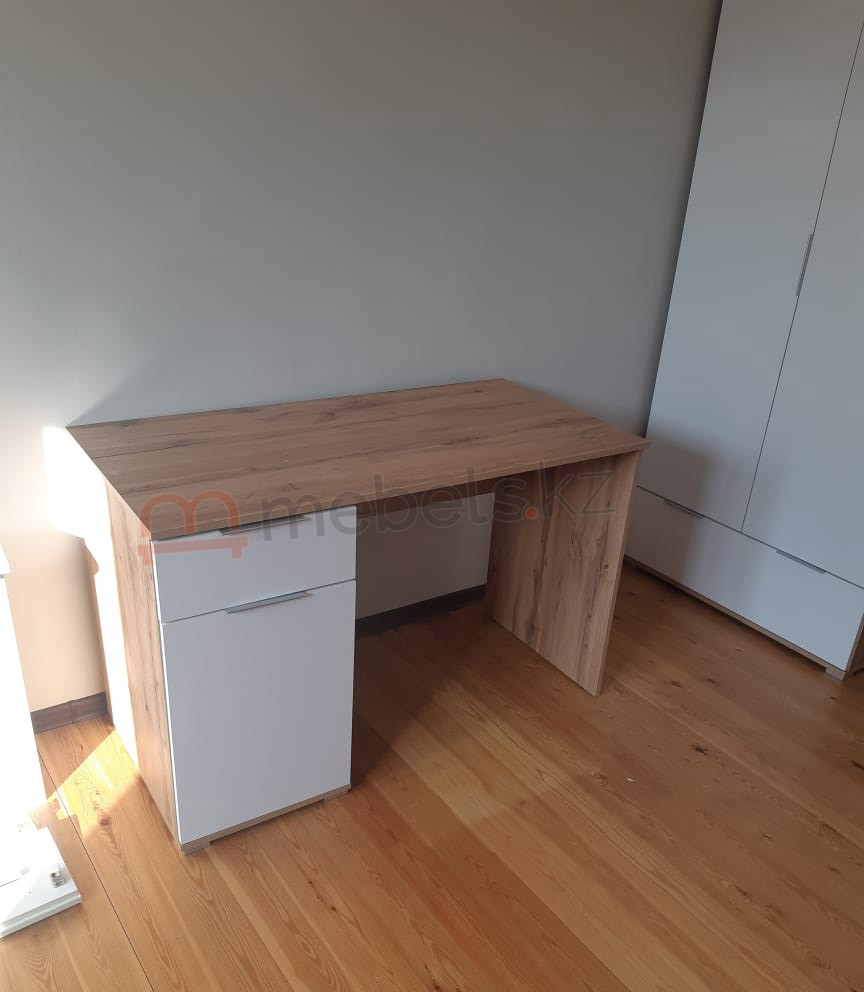 Злата Стол Письменный BIU120 Дуб Тахо, Белый